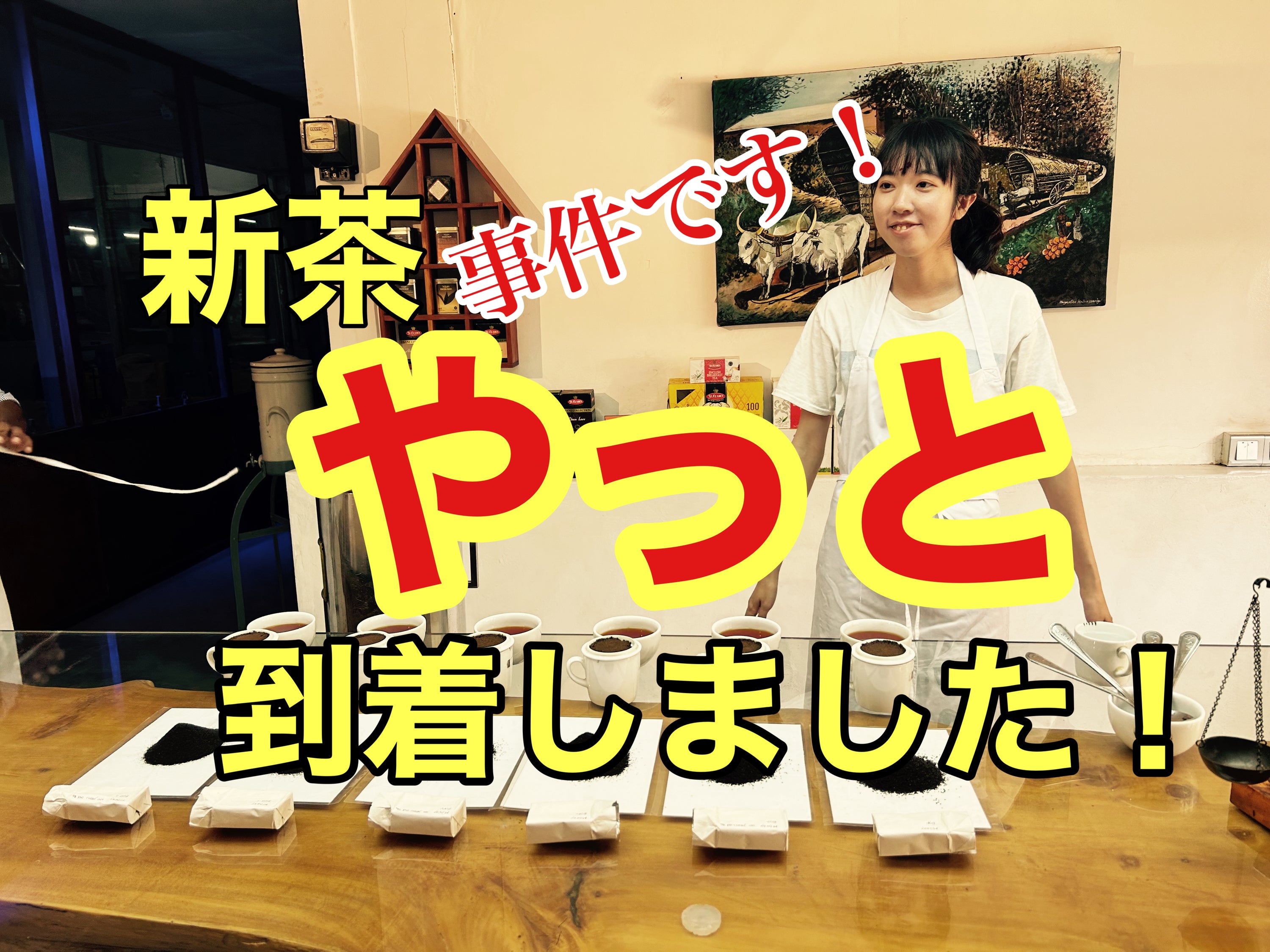 【ご報告】新茶やっと到着しました。事件です! | 【紅茶専門店ディンブラ】美味しいフレッシュセイロンティーDIMBULA